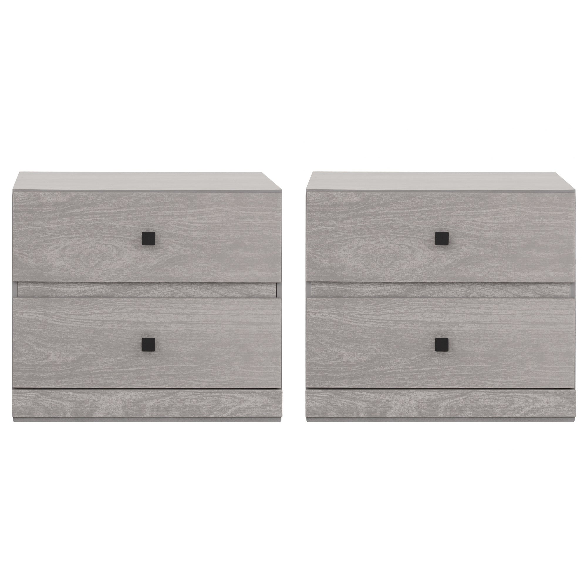 Set de 2 Buros Louis - Gris – Kessa Muebles