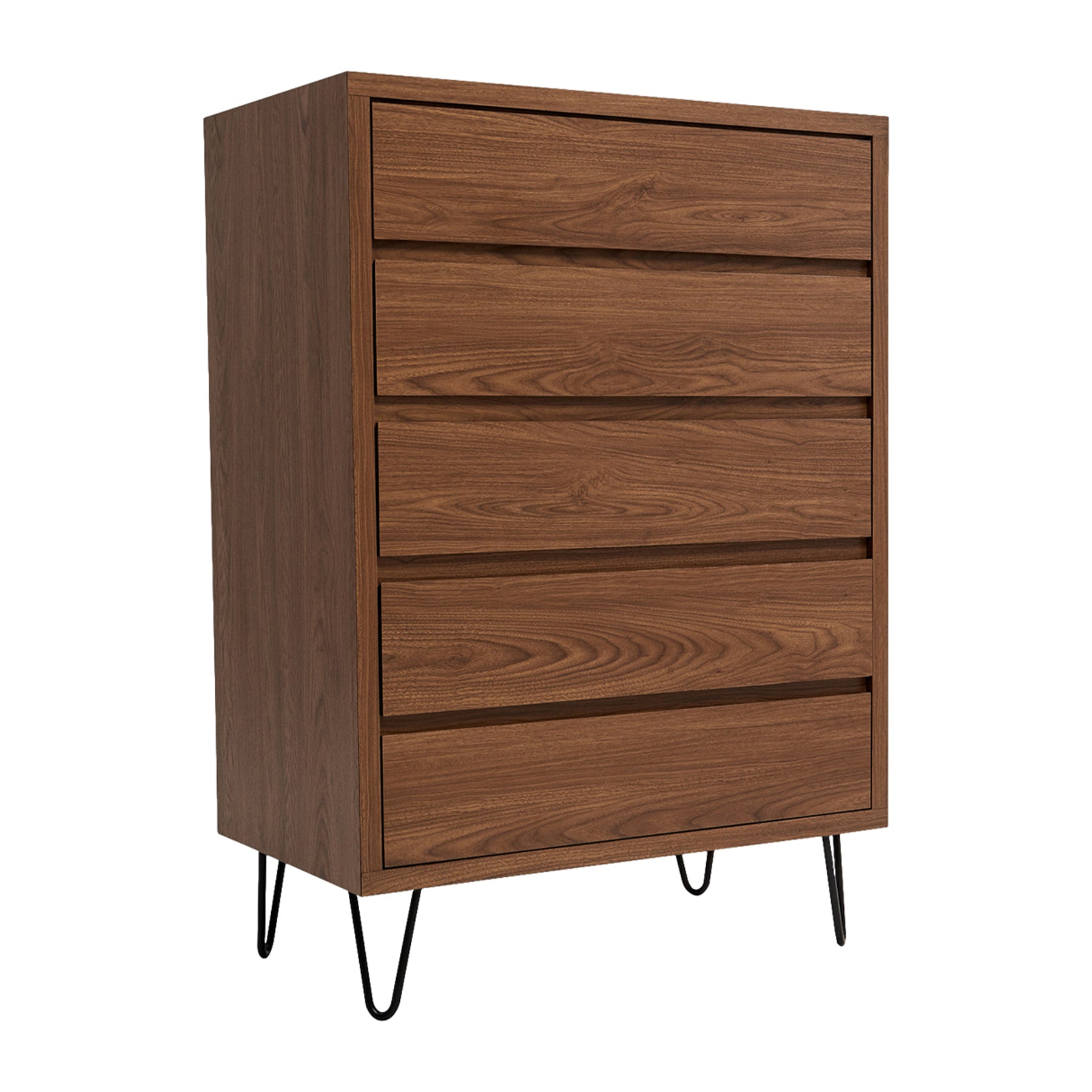 Cajonera 5 Cajones Java Nogal – Kessa Muebles