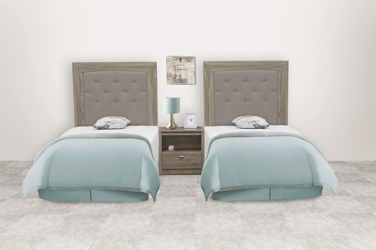 Recamara Gemela Garone Individual - Gris Olivo | Këssa Muebles – Kessa ...